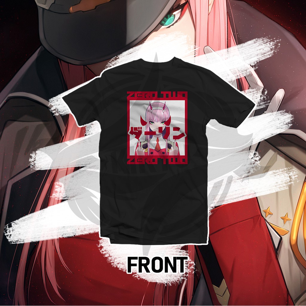 Jual Tshirt Distro Anime Darling in the FranXX Zero Two - S M L XL ...