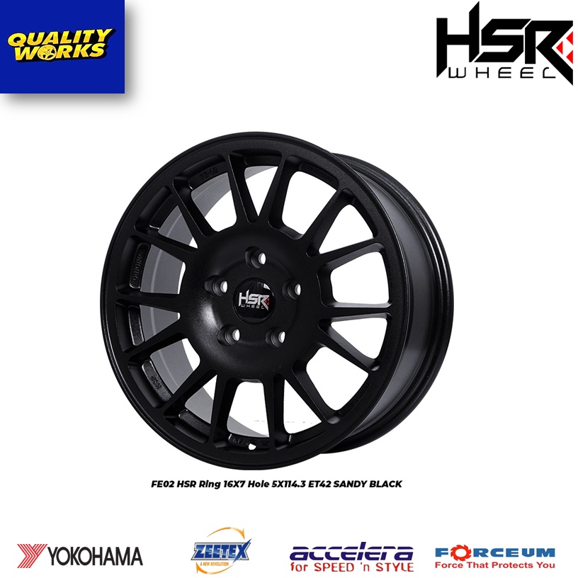 Jual VELG HSR R16 PCD 5x114 lebar7 ertiga xpander new livina dll sandy ...
