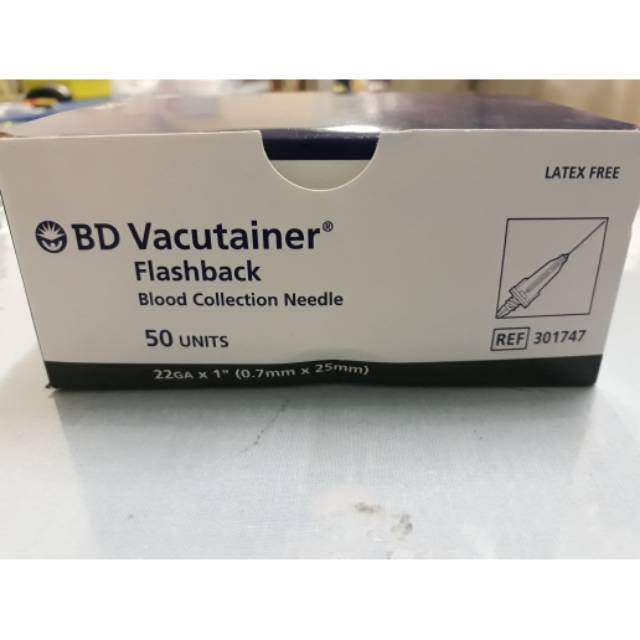 Jual BD vacutainer needle flashback 22G | Shopee Indonesia