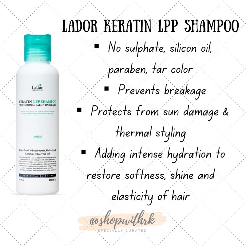 Jual Lador Keratin LPP Shampoo 150 ml | Shopee Indonesia