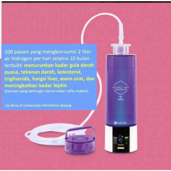Jual Kesehatan - Hydrogen Fontaine Pem Inhaler Ungu | Shopee Indonesia