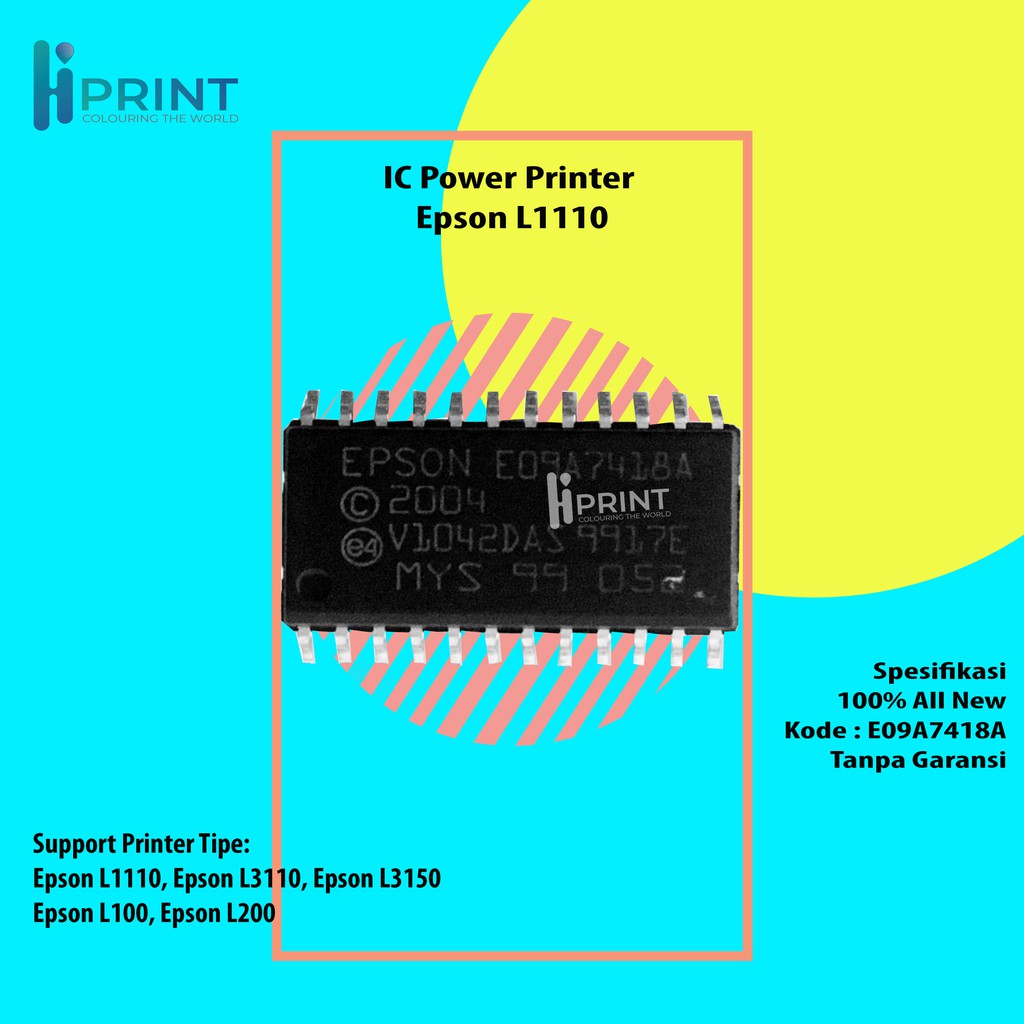 Jual IC Power Printer Epson L1110 L3110 L3116 L3150 L100 L200 Board ...