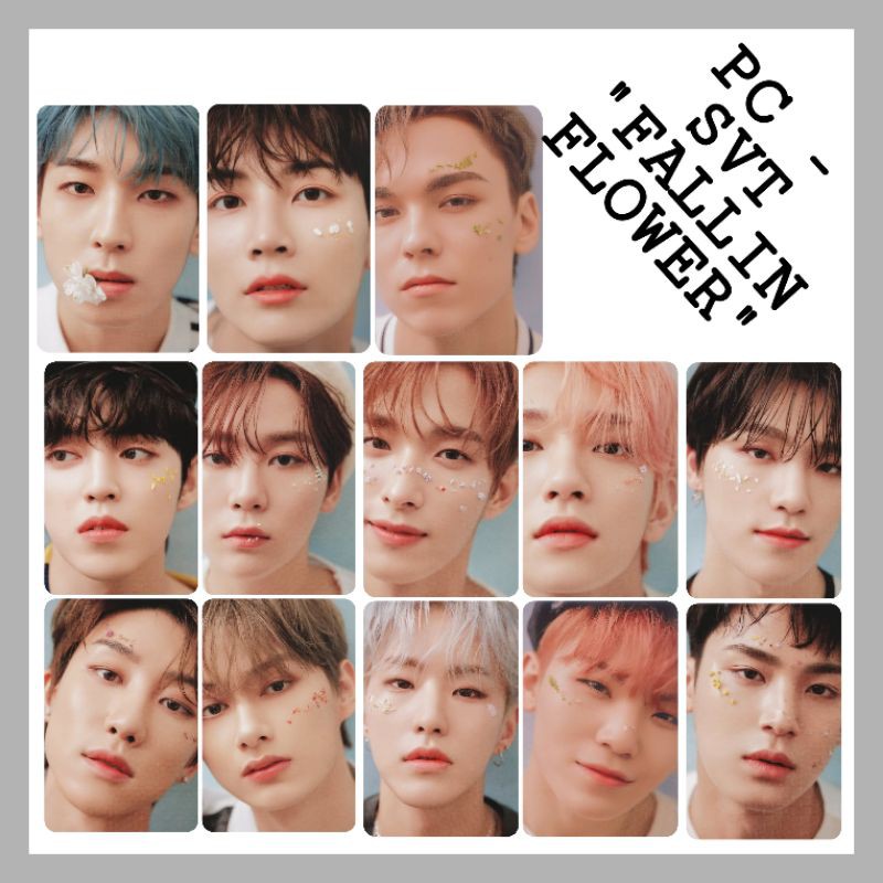 Jual PHOTOCARD SEVENTEEN - FALLIN FLOWER | Shopee Indonesia