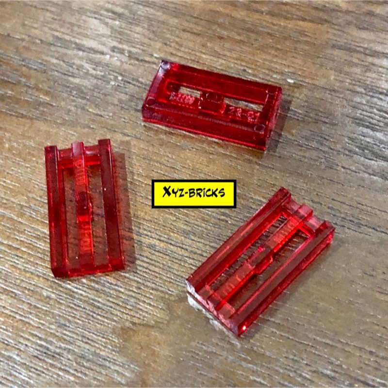 Jual LEGO PARTS 6250158 - Radiator Grille 1x2 Transparent Red | Shopee ...