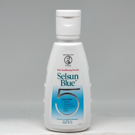 Jual Shampoo Selsun Blue 5 ( Selsun Blue Five Shampoo ) 50 ml | Shopee ...