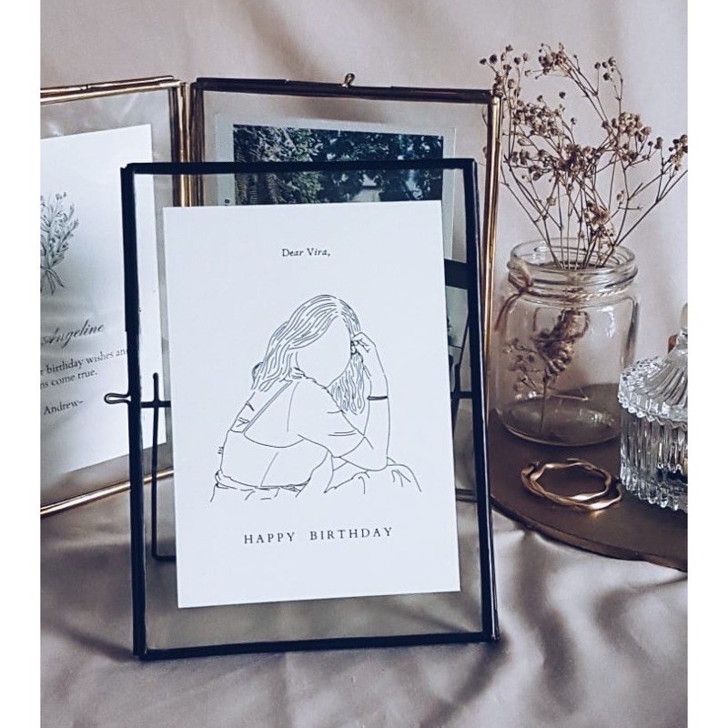 Jual Vintage Glass Frame (Best Seller) | Shopee Indonesia