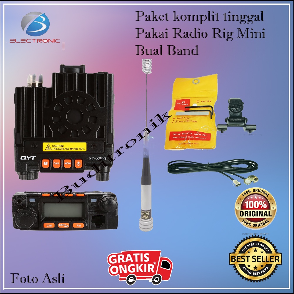 Jual Radio Rig MIni Mobil Dual Band QYT KT 8900 / HT / Walkie Talkie ...