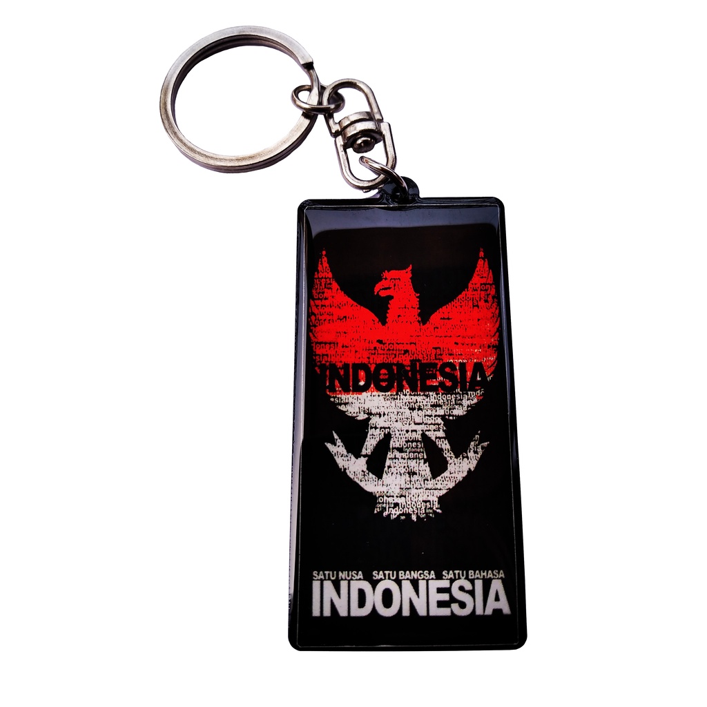 Jual Gantungan Kunci Unik Logo Indonesia Awet dan Murah! Special ...