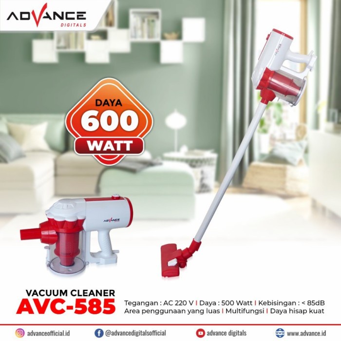 Jual Advance Vacuum Cleaner AVC-585 Penyedot Debu Otomatis AVC585 | Shopee Indonesia