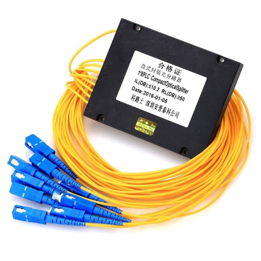Jual Passive Splitter 1:8 Modular Fiber Optik Pasif Spliter SC UPC ...