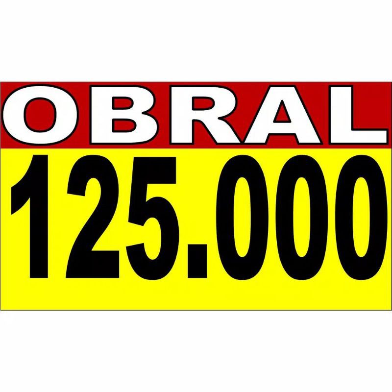 Jual Kertas Obral Harga Kertas Nominal Harga Bisa Custom Pilihan ...