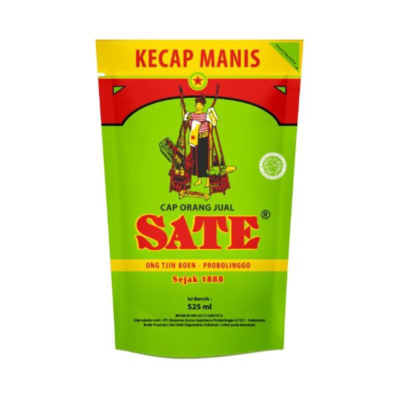 Jual Kecap Cap Orang Jual Sate Refill 525ml | Shopee Indonesia
