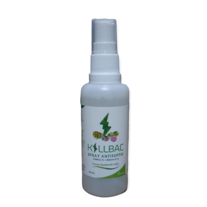 Jual Killbac spray 60ml | killbac 350ml | pencuci luka | wound ...