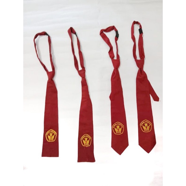 Jual Dasi Sd laki laki dan perempuan tali kretek / perekat | Shopee ...