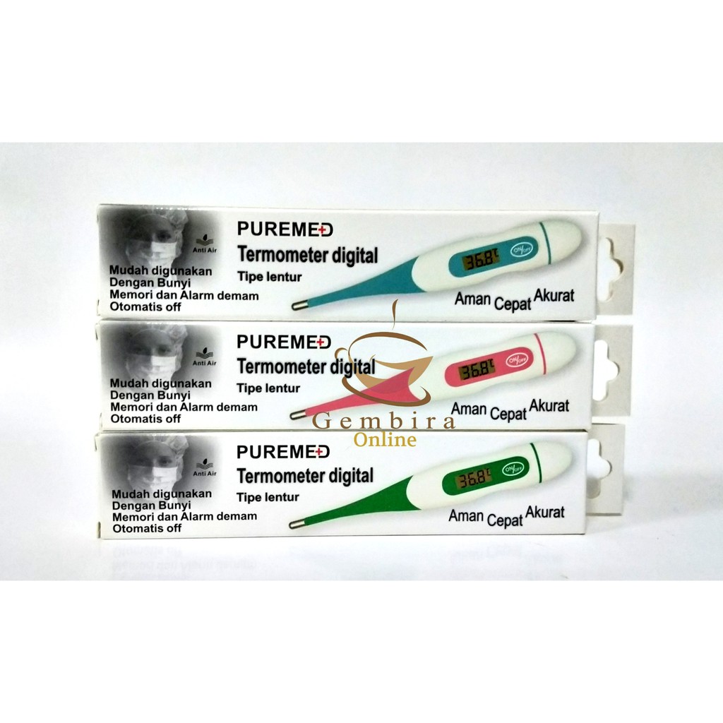 Jual Termometer Suhu Digital Puremed Tipe Lentur | Shopee Indonesia