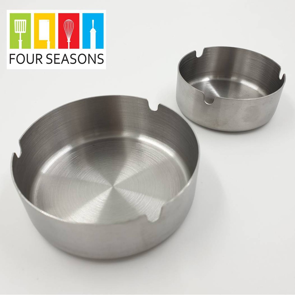Jual Stainless Steel Ashtray 10CM MEDIUM (Asbak Meja Stainless ...