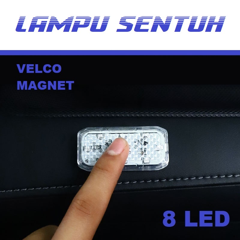 Jual Lampu LED Emergency Darurat Sensor Sentuh Tempel USB Plafon Laci ...