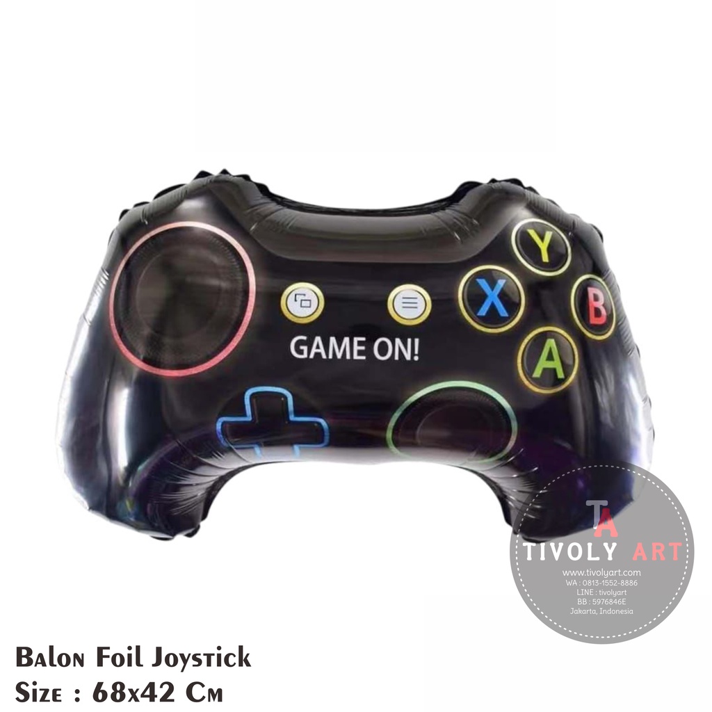 Jual Balon Foil JOYSTICK GAME| Balon Foil Game Console | Balon Game On ...