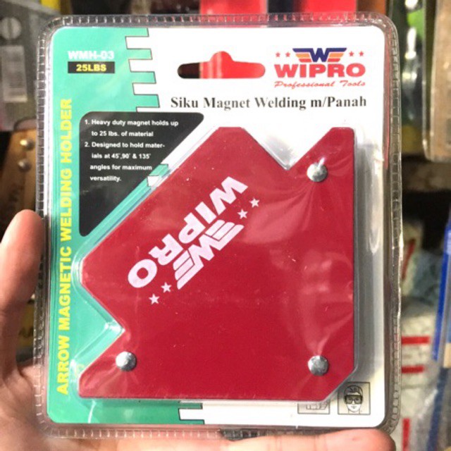 Jual Magnet Siku WIPRO 3 inch Magnet Las Welding 3inch 3" Siku Magnet ...
