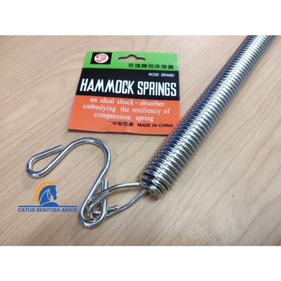 Jual Hammock Spring Per Single Ayunan Gantung 100 Lbs Hamock Buai Bayi ...