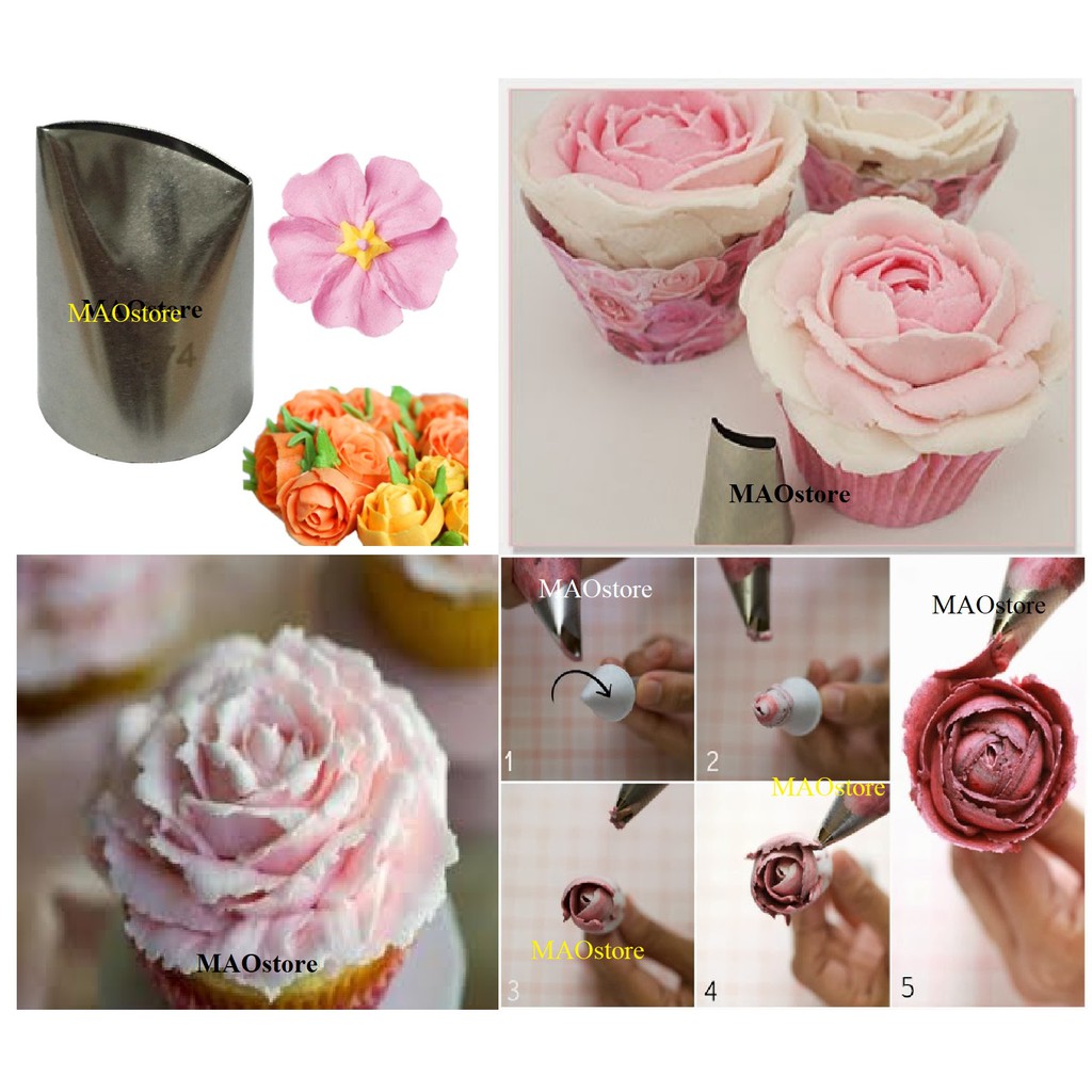 Jual Spuit 874 extra large 123 spuit mawar 1m korean buttercream flower ...