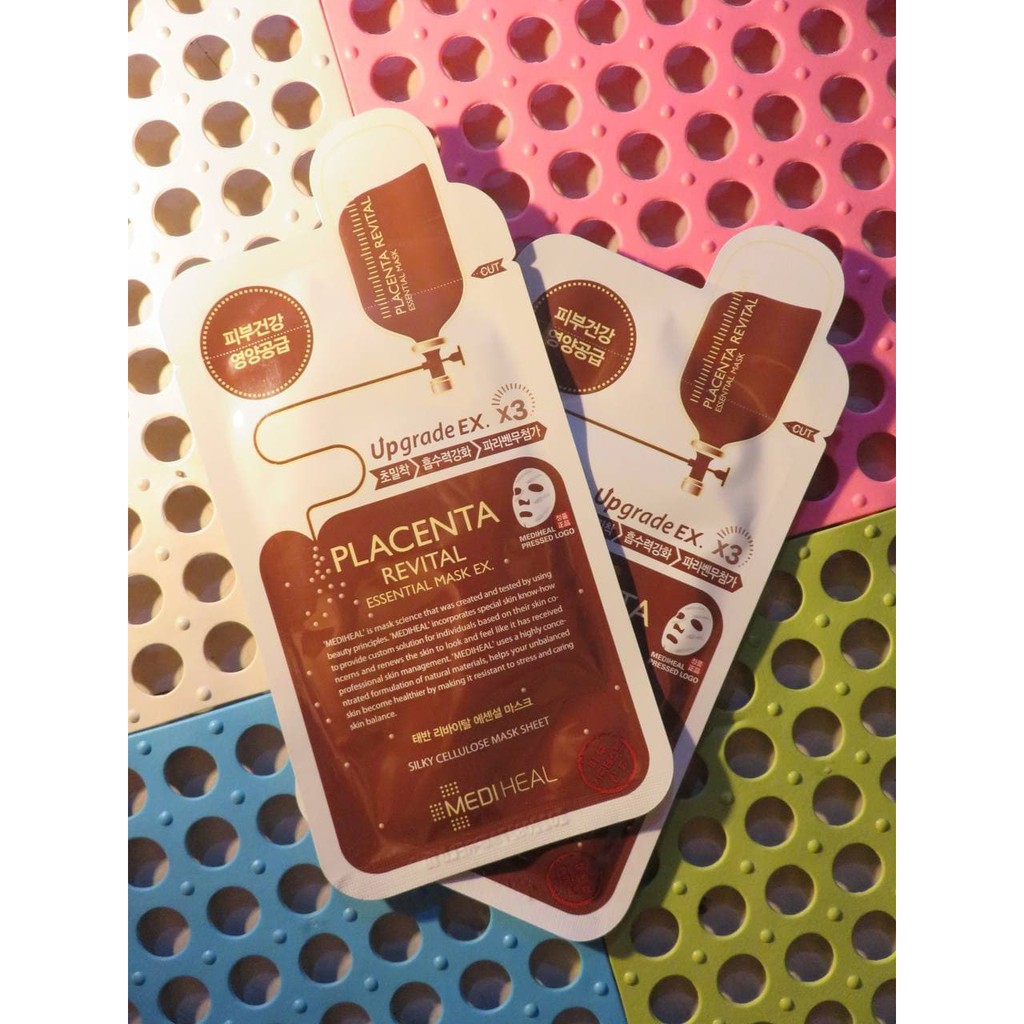 Jual Mediheal Placenta Revital Essential Mask Ex. | Shopee Indonesia