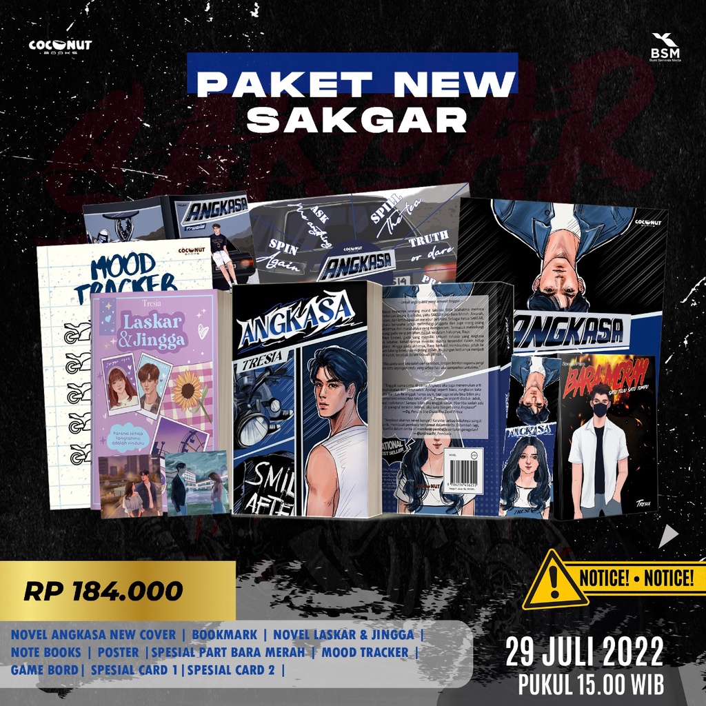 Jual NOVEL ANGKASA (NEW COVER) + BONUS - TRESIA | Shopee Indonesia