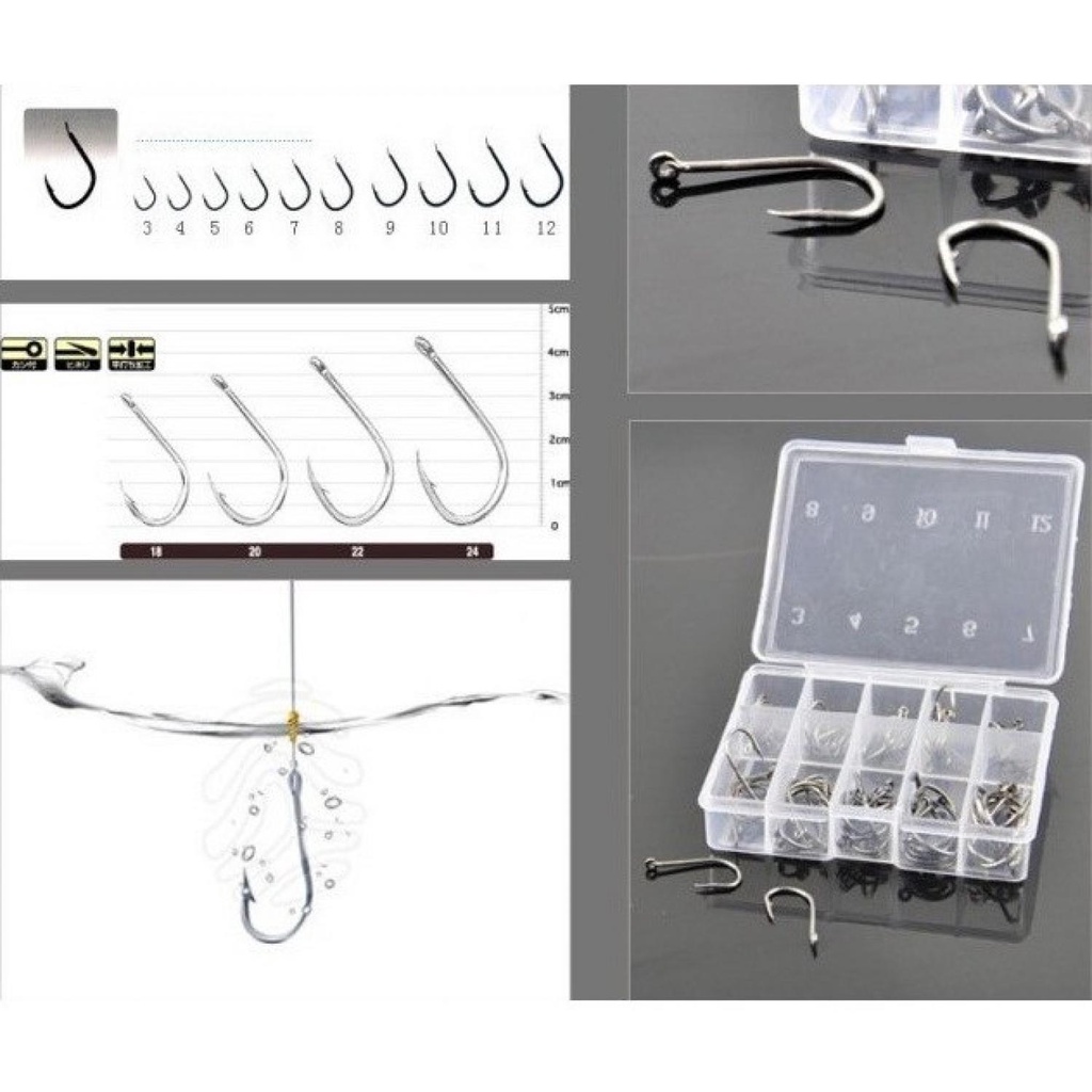 Jual Kail Pancing Set 70 pcs no 3-13 Plus Box Alat Peralatan Mancing ...