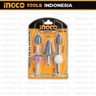 Jual Mini Die Grinder Accessories SET 5 Pcs INGCO AKB0501 Mata Batu ...