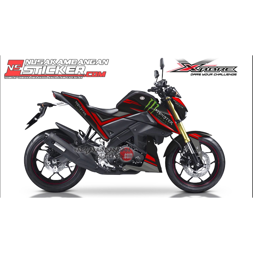 Jual Stiker Xabre MONSTER MERAH | Shopee Indonesia