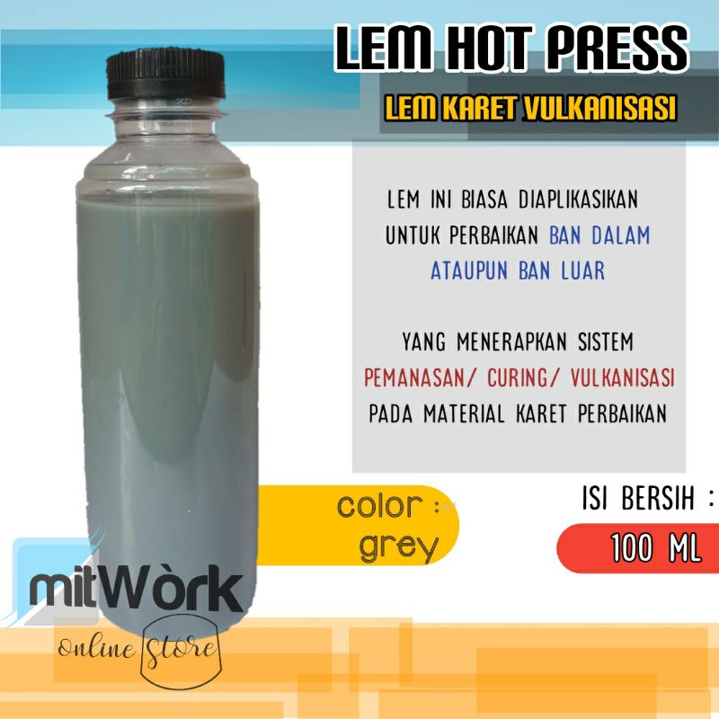 Jual lem vulkanisir / tambal ban bakar (grade-A) - 100 ml | Shopee ...