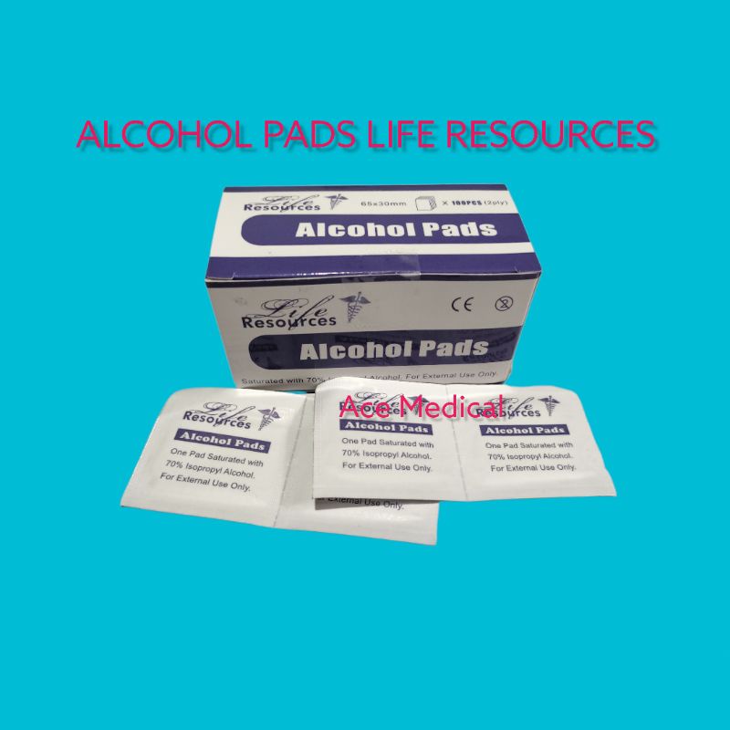 Jual Alcohol Pads / Alcohol Swabs / Tissue Alcohol Life Resources Isi ...