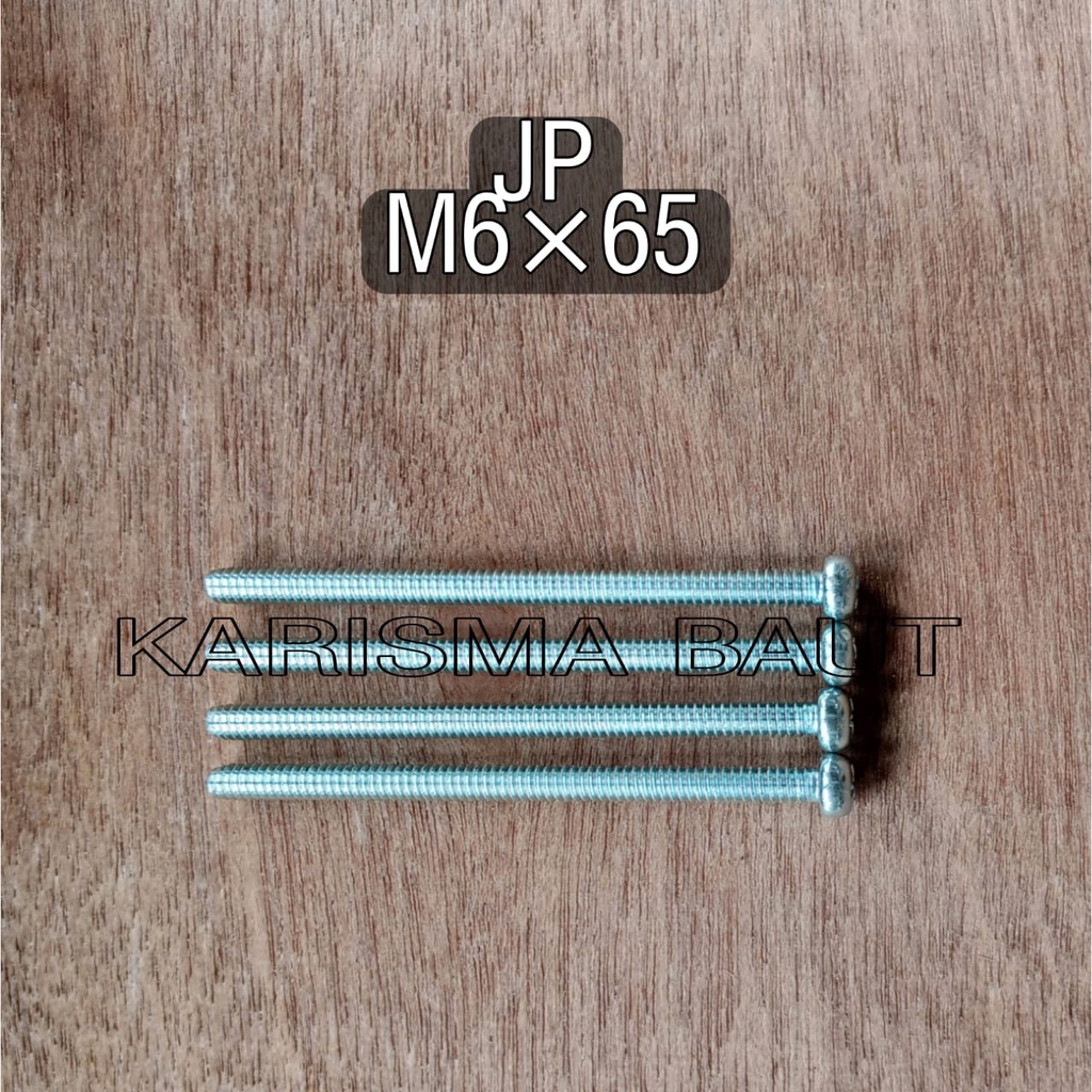 Jual Baut JP M6 x 65 ( baut JP 6x65 ) | Shopee Indonesia