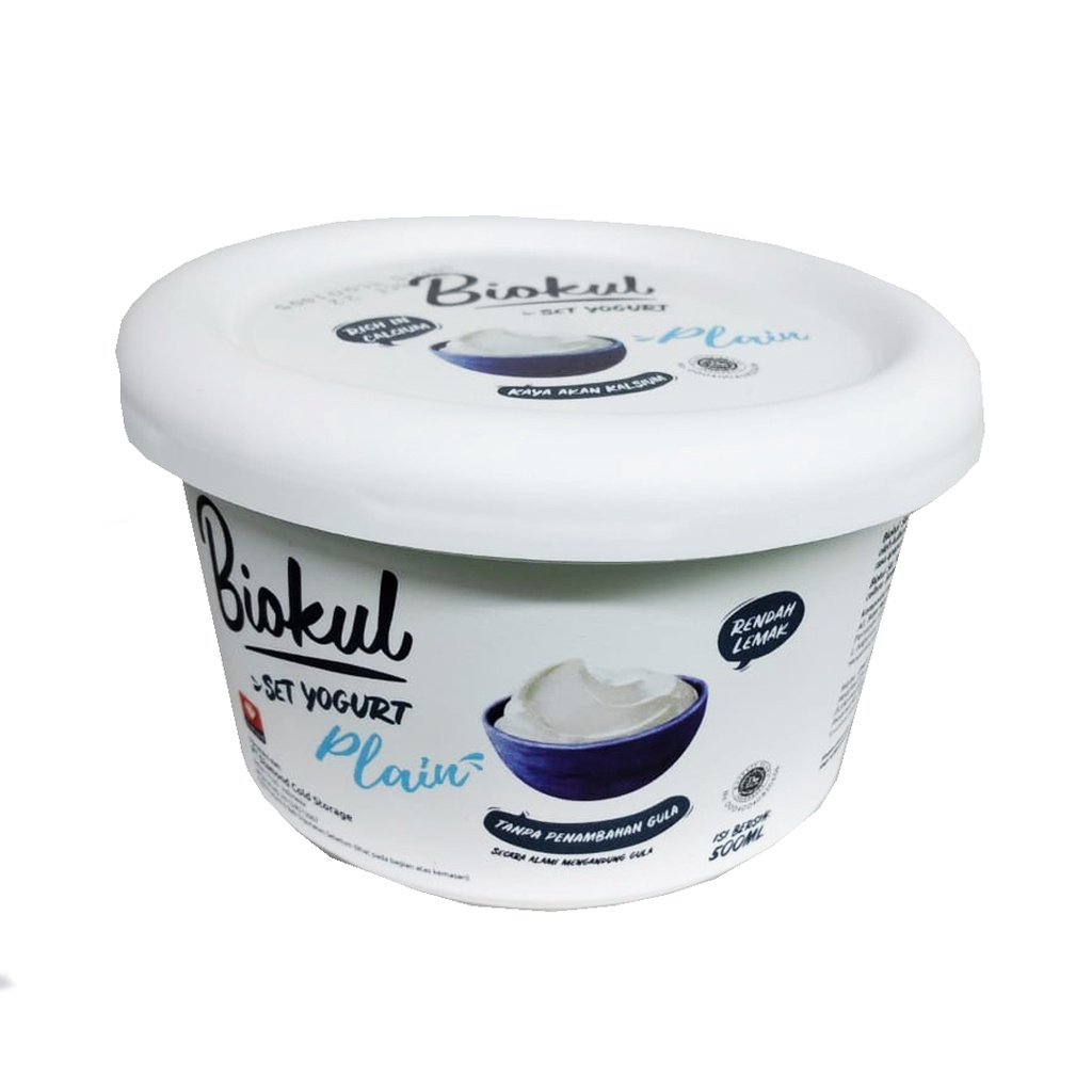 Jual BIOKUL SET YOGURT PLAIN 500ml | Shopee Indonesia
