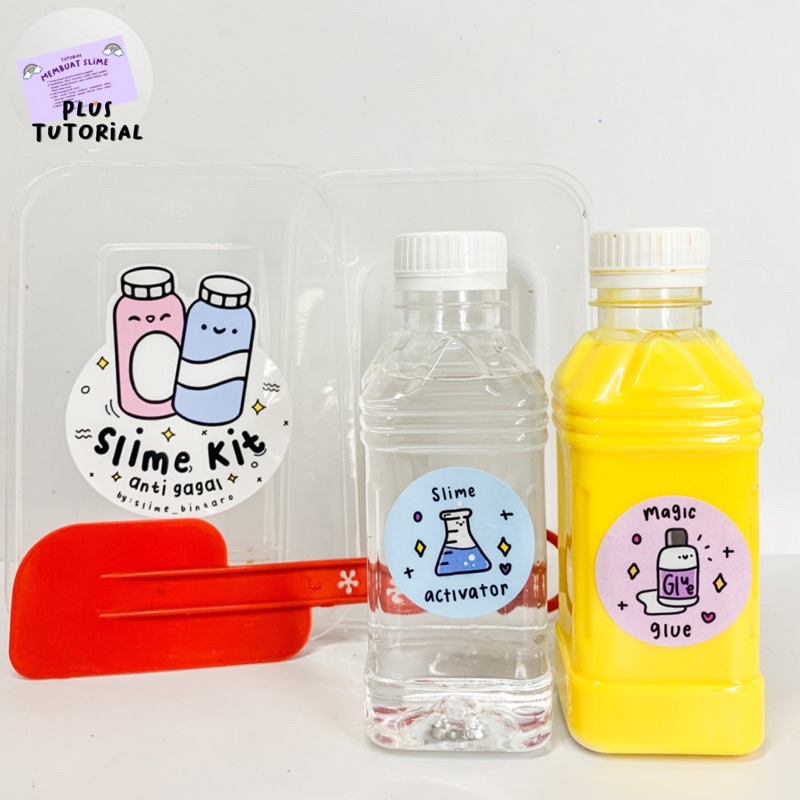 Jual (BUAT SLIME SENDIRI TANPA RIBET) SLIME KIT BY SLIME BINTARO || SLIME KIT TERMURAH || SLIME ...
