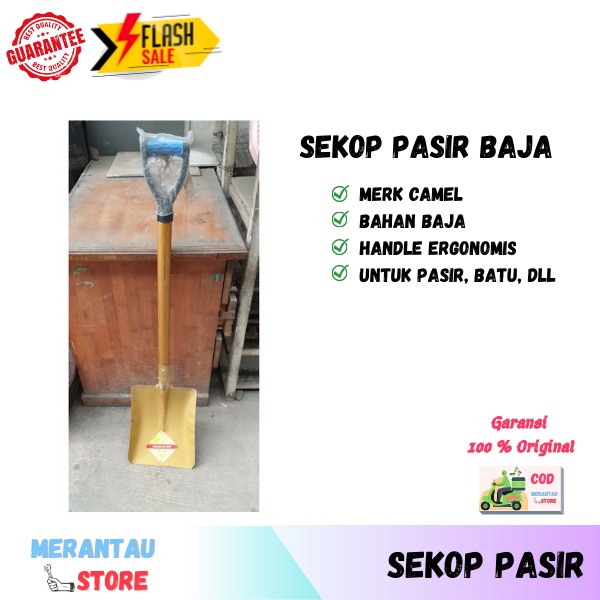 Jual Sekop Baja Besar Camel Sekop Tukang Bangunan Skop Pasir Koral Batu ...
