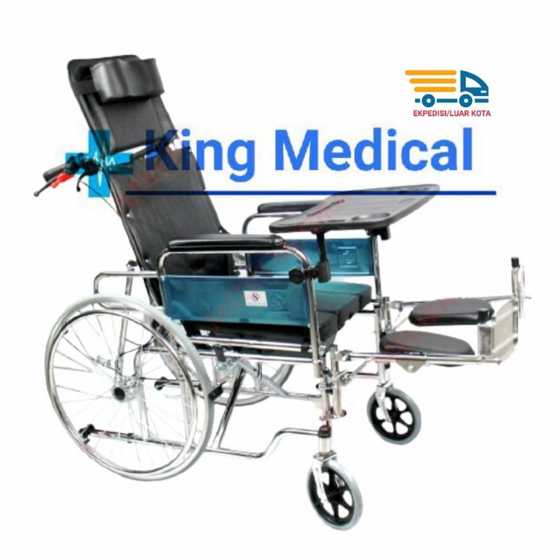 Jual Kursi Roda Pasien Sella 4in1 (Tidur-BAB-Selonjor-Makan)Khusus ...