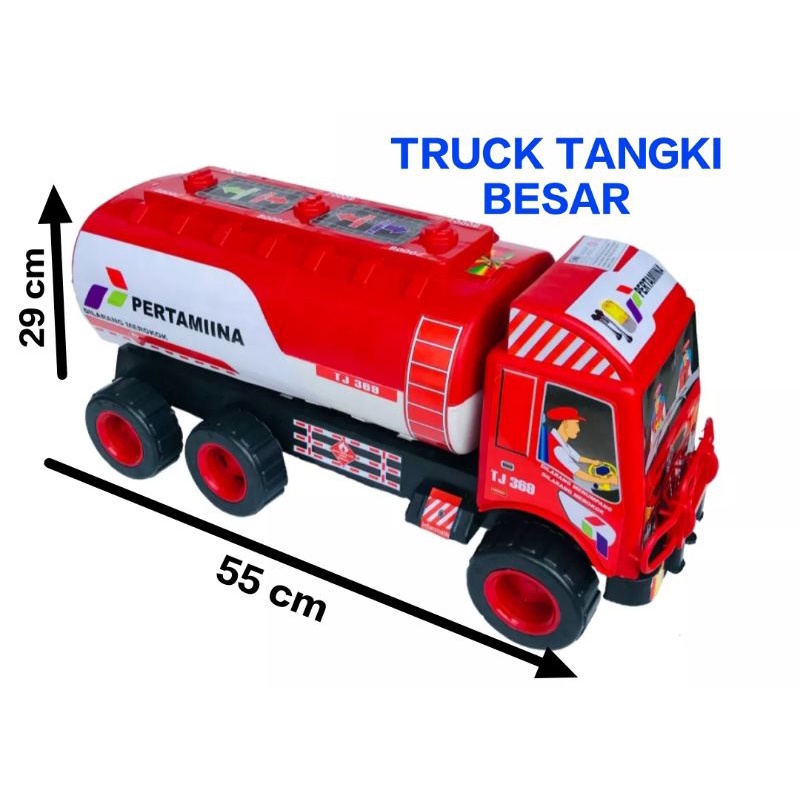 Jual TRUK TANGKI BESAR TRUCK TENGKI PERTAMINA MAINAN ANAK LAKI MOBIL ...