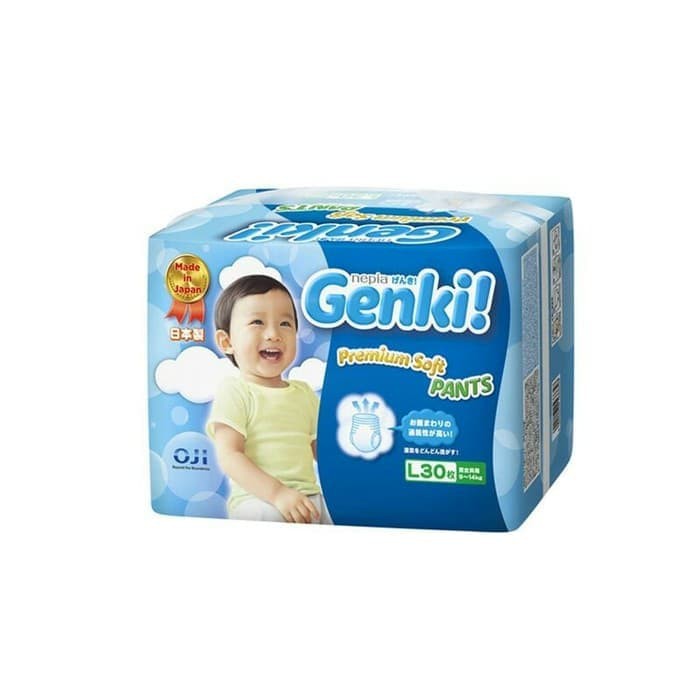 Jual Nepia Genki Pants L 30 Nepia Genki Diapers Pants L 30 Baby Diapers ...
