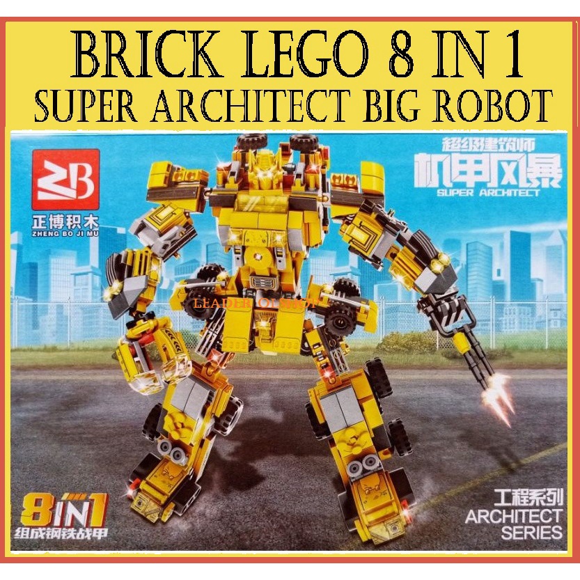 Jual BRICK LEG0 ROBOT SUPER ARCHITECT SERIES 8 in 1 EXCAVATOR TRUK ...