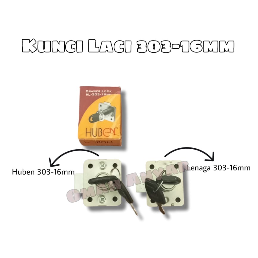 Jual Kunci Laci Lemari Olimpik Olympic Drawer Lock 303 16mm Lenaga Huben | Shopee Indonesia