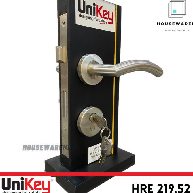 Jual Paket Handle Pintu set Unikey HRE 219.52 Original, gagang handel ...