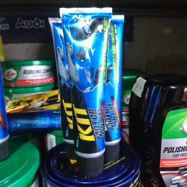 Jual KIT MOTOR PASTE WAX METALLIC 60g kit pasta odol poles cat mobil ...