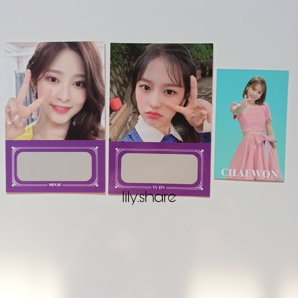 Jual IZONE Scratch Card Yujin Minju 3D Album Photocard IZ*ONE | Shopee ...