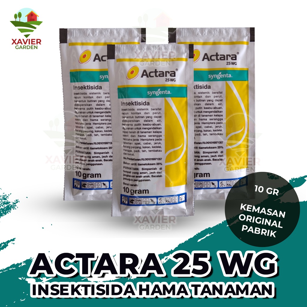 Jual ACTARA 25 WG OBAT PERTANIAN PEMBUNUH SERANGGA INSEKTISIDA 10GR ...