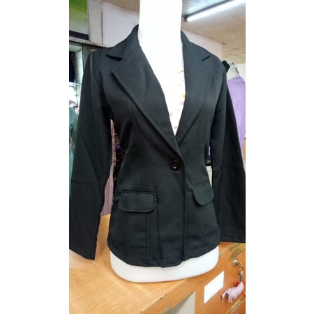 Jual Blazer Hitam/Abu Abu Kerja Kantor Formal Wanita Jas Hitam/Abu Abu Kerja Wanita Ukuran S, M ...