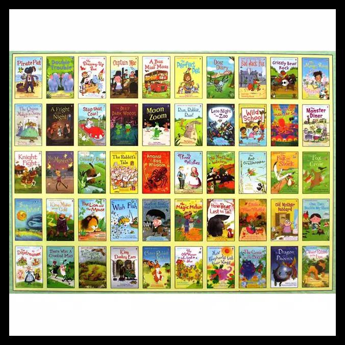 Jual Usborne My First Reading Library 1 Set 50 Buku - Buku Bacaan Anak ...