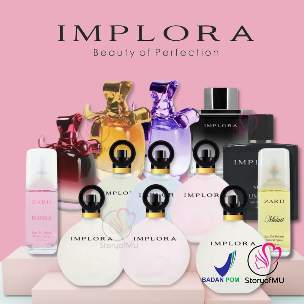 Jual IMPLORA Parfum Bebek Angsa | Swan Perfume Eau De Toilette | Ribbon ...