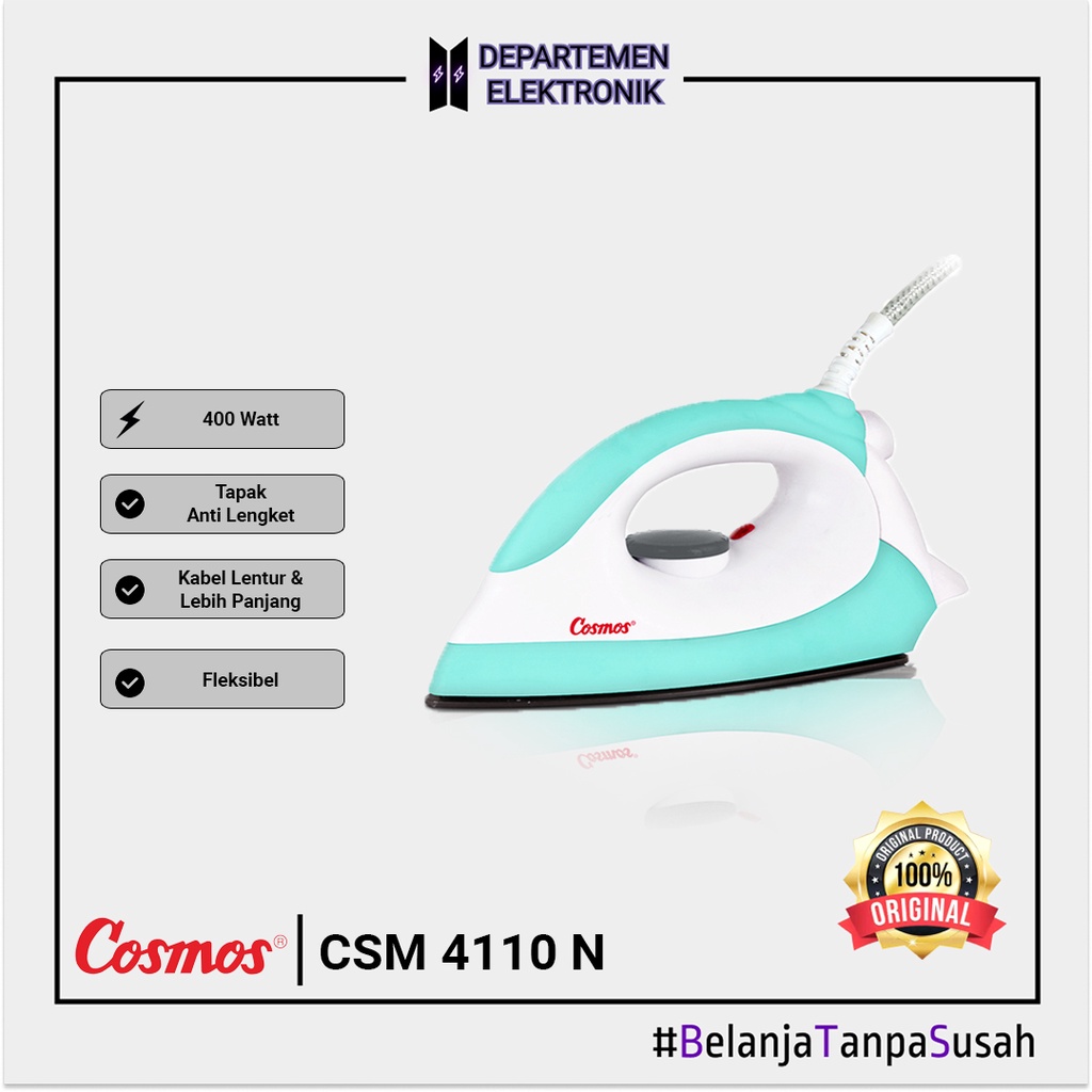 Jual COSMOS Setrika Listrik CI 4110 N MURAH BANGET / GARANSI RESMI ...