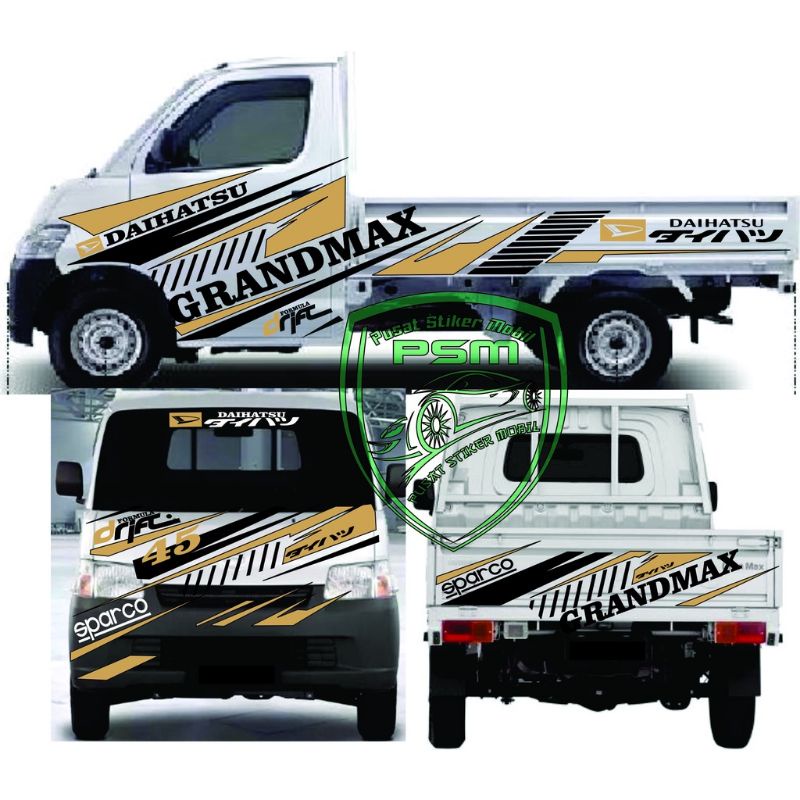 Jual stiker body cutting sticker all pickup grand max ,l300 futura ...